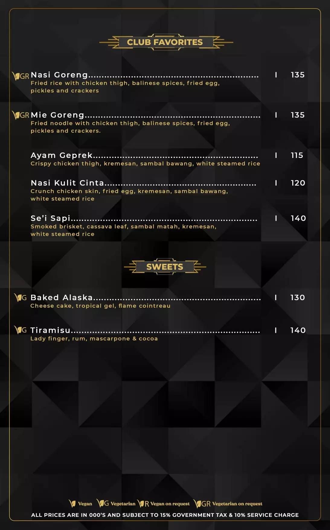 Menu | Atlas Beach Fest